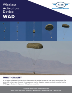 Precision Airdrop Payload – Advanced Technology Systems Company